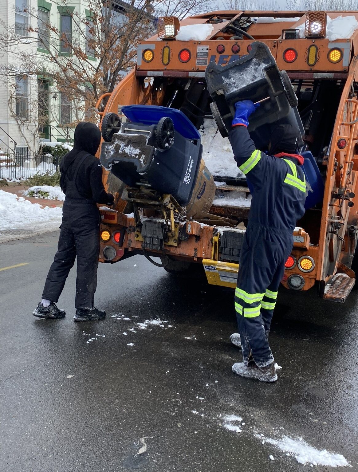 Trash/recycling/food waste collection update & school start delay ...